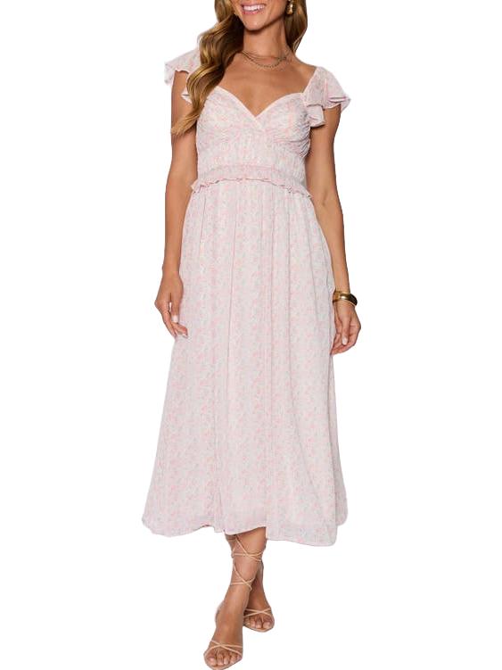 VICI VICI Collection Enchanted Ruffle Maxi Dress